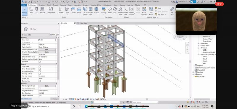Revit (Water Tank tutorial – Slab and Stair Part 2) – JURUTERA ...